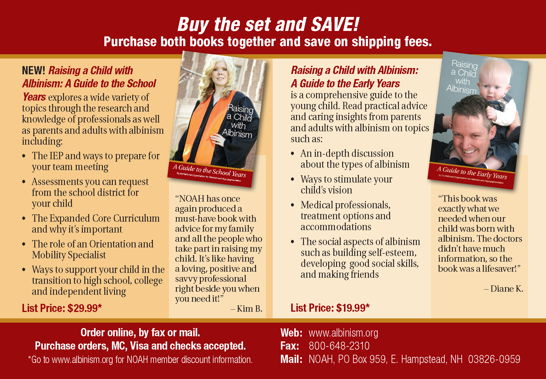 Shop NOAH | National Organization for Albinism and Hypopigmentation